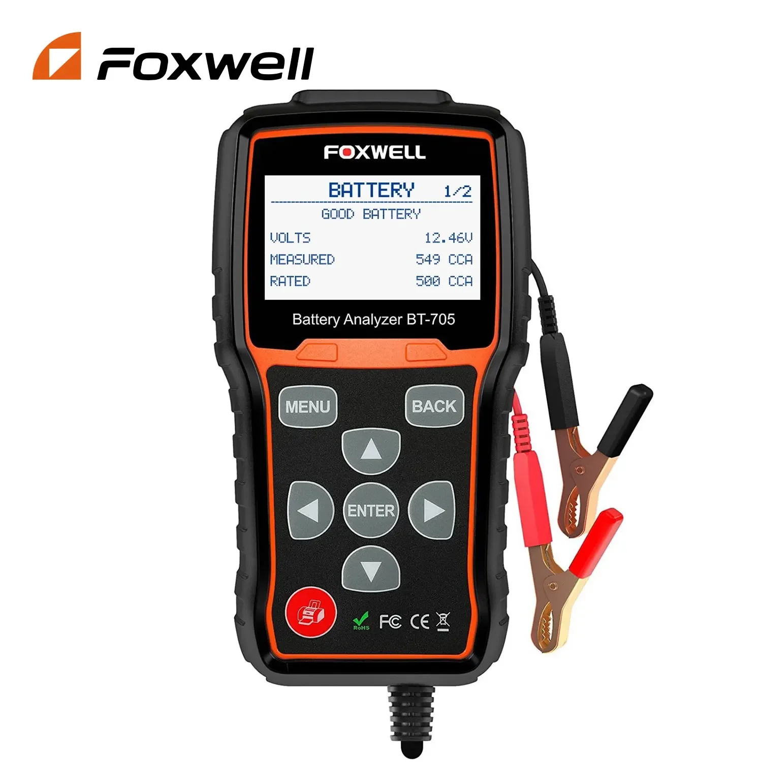 FOXWELL-BT705-Professional-Battery-Tester-12v-24v-Heavy-Duty-Truck ...