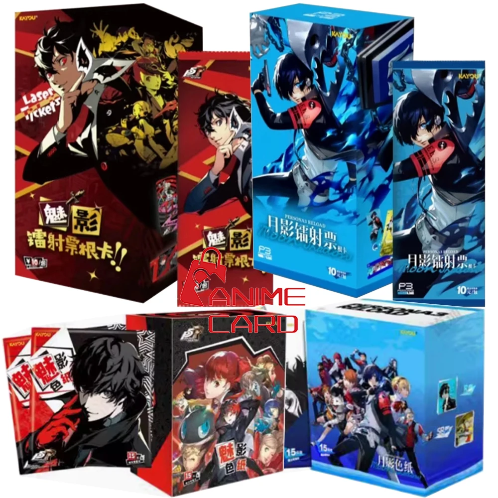 KAYOU Genuine Persona Card 5 Royal Phantom Color Paper Laser Ticket ...