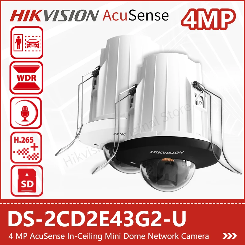 Hikvision-Multilingual-4MP-Ceiling-Mini-Camera-No-Nail-Installation ...