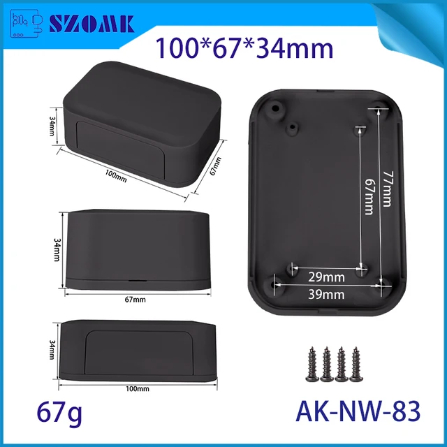 SZOMK IOT Sensor Plastic Enclosure ABS Plastic Box Home Electronics ...