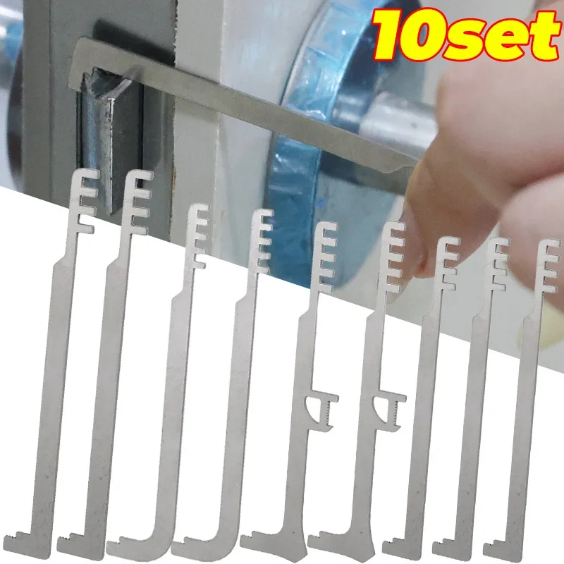 4/40x Stainless Steel Gap Clips Tool Set Metal Teeth Lock Picks ...
