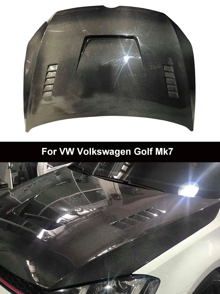 OEM-Carbon-Fiber-Premium-Vented-Front-Engine-Hood-Covers-Bonnet-for-VW ...