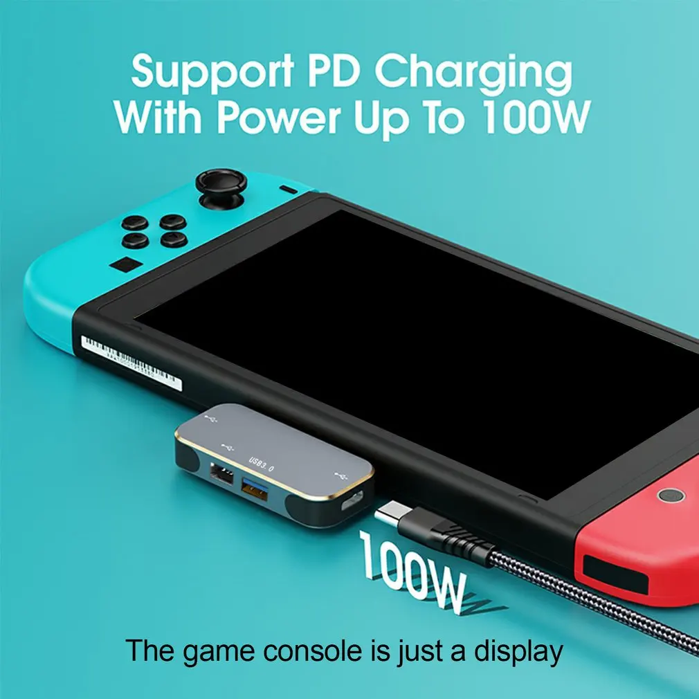 Type-C-To-USB-Hub-3-port-HUB-Mini-Adapter-Universal-Compatible-Hub-High ...