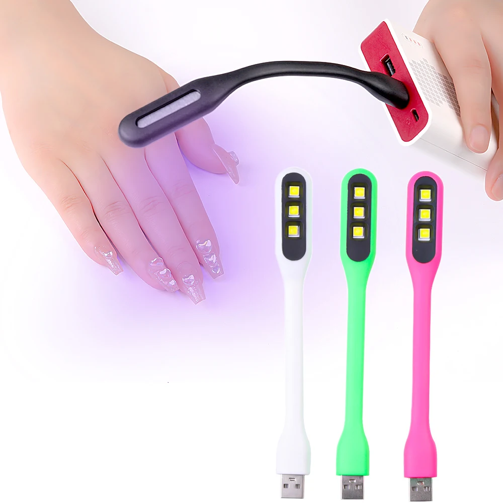 6W Mini Portable USB Led Lamp for Nails Drying UV Gel Phototherapy Lamp ...