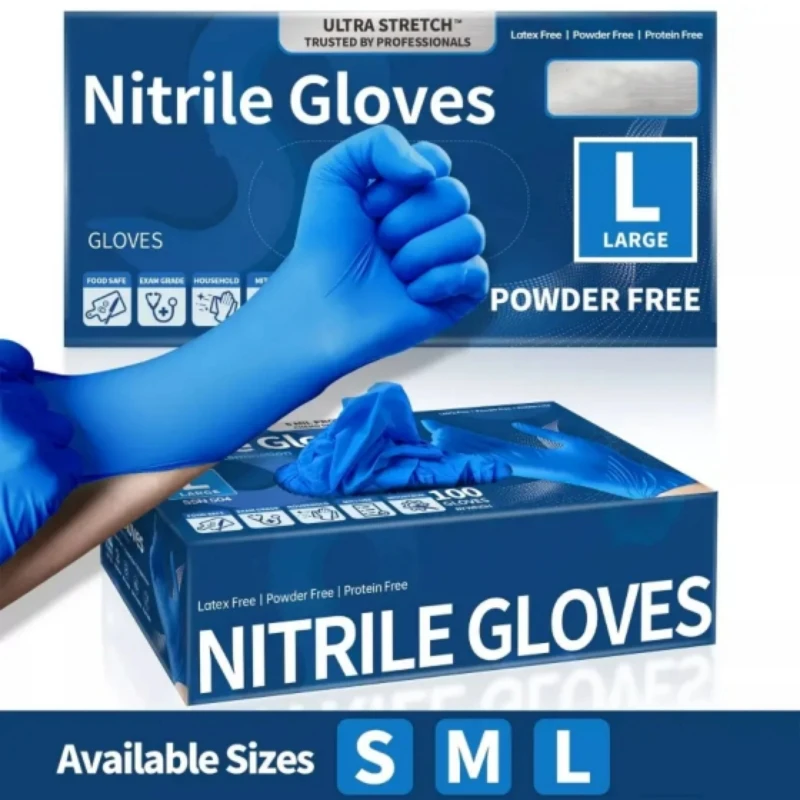 20/50PCS Disposable Nitrile Gloves Latex Powder Free Vinyl Gloves for ...