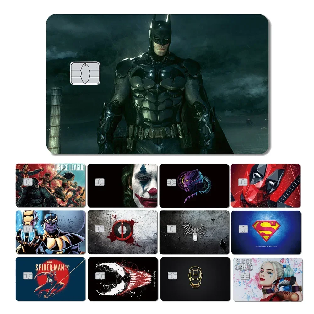 Marvel-DC-Batman-Iron-Man-Spider-Man-Superman-PVC-Film-SKin-Sticker-for ...