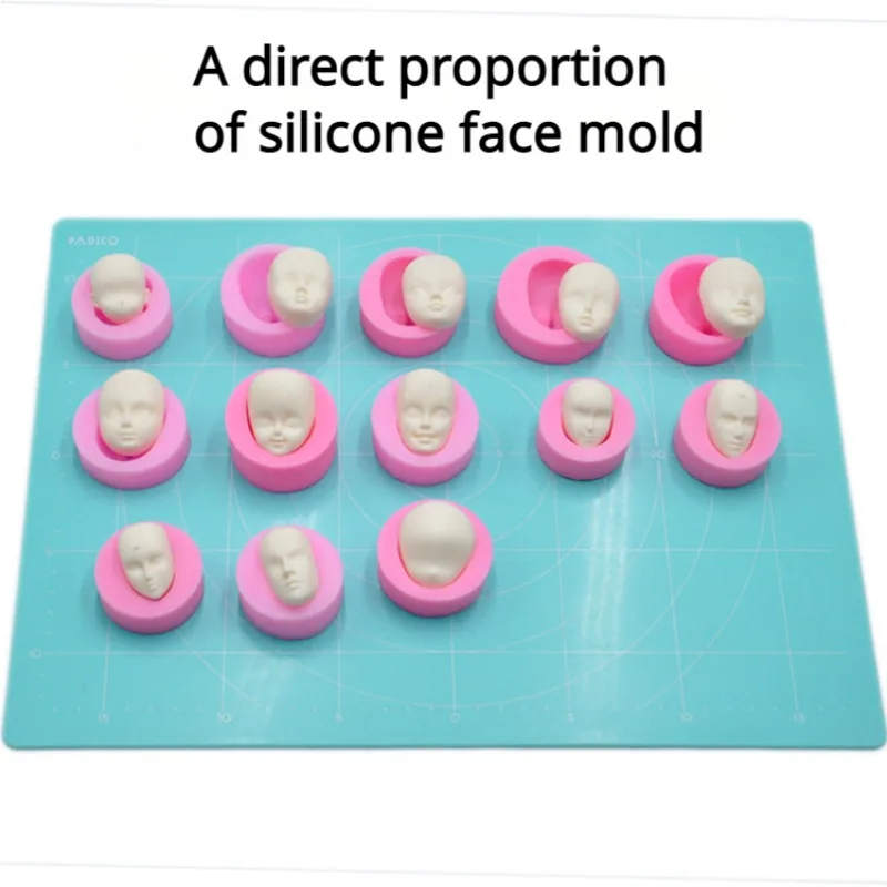 Ultra-Light-Clay-Silicone-Face-Mold-Direct-Proportion-Q-Version-Mould ...