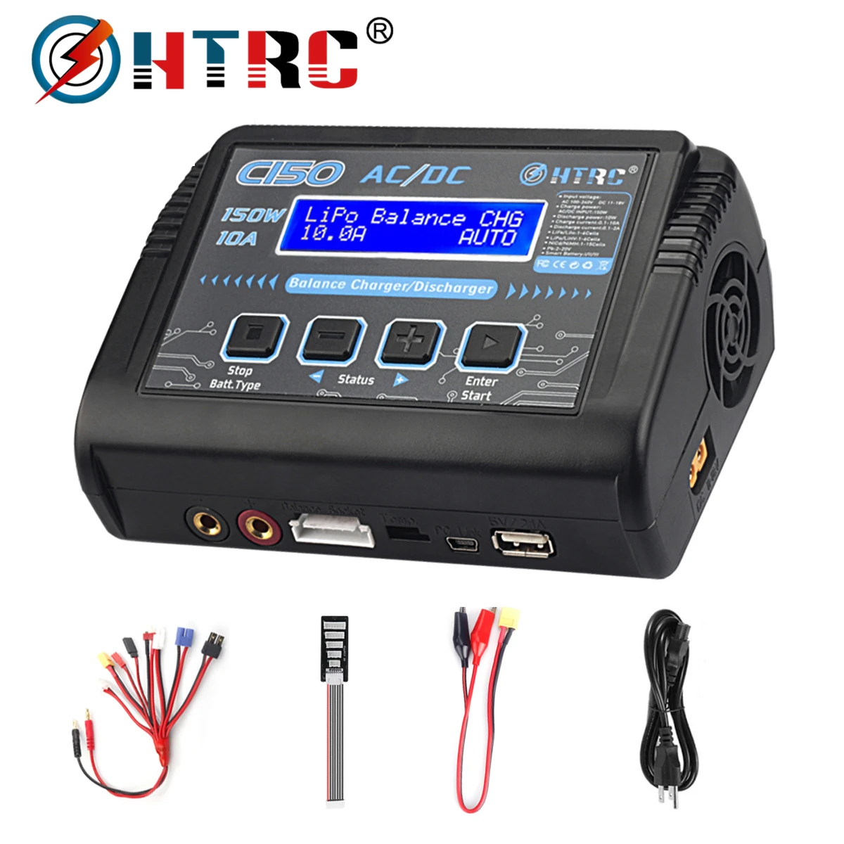 Htrc-C150-Lipo-Lader-150W-10A-Ac-Dc-Rc-Batterij-Smart-Voor-Lipo-Lihv ...