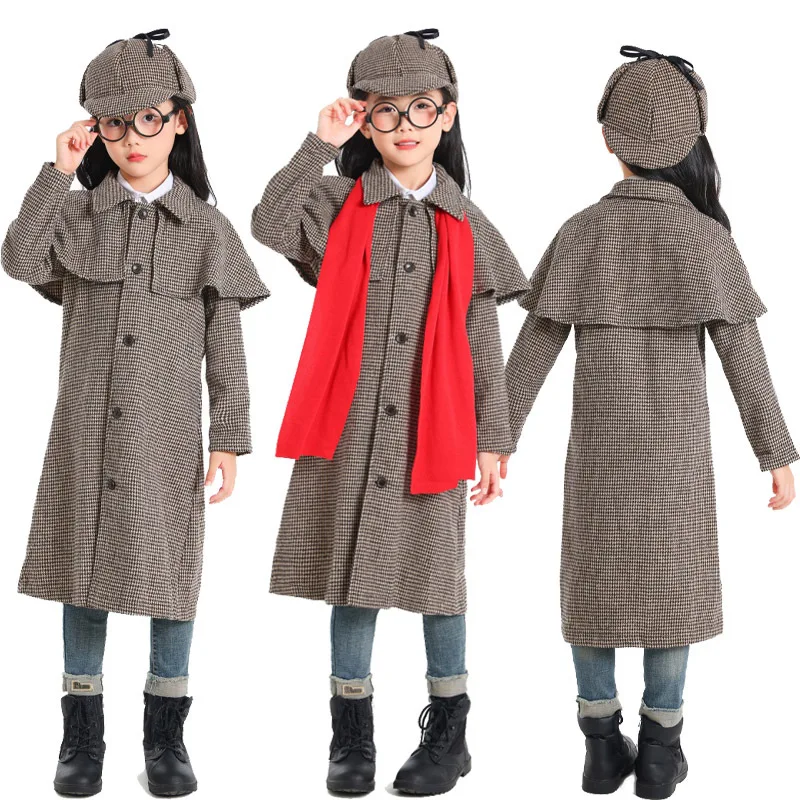 Sherlock Holmes Cosplay Detective Role-Playing Performance Fancy Party ...