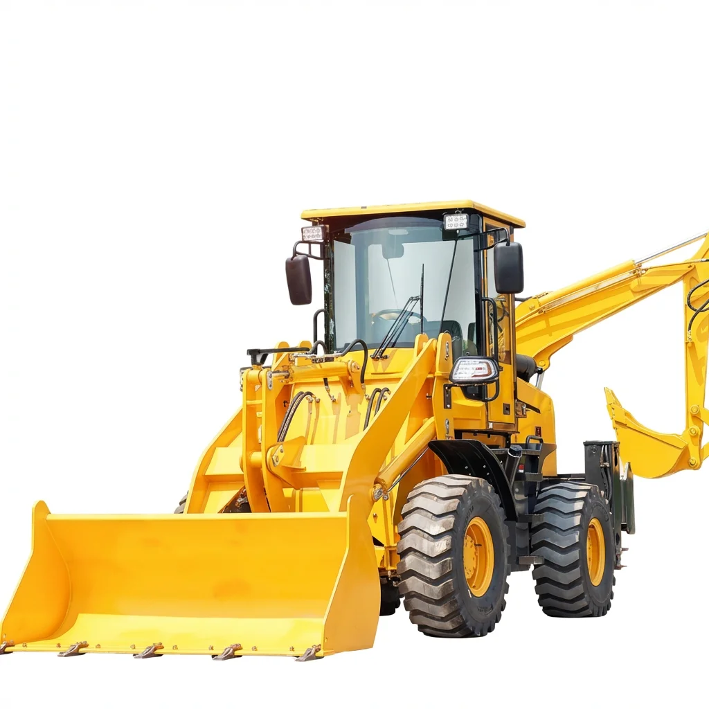 HW10-20 Backhoe Loader Mini Excavator Loader 4WD Small Digger ...
