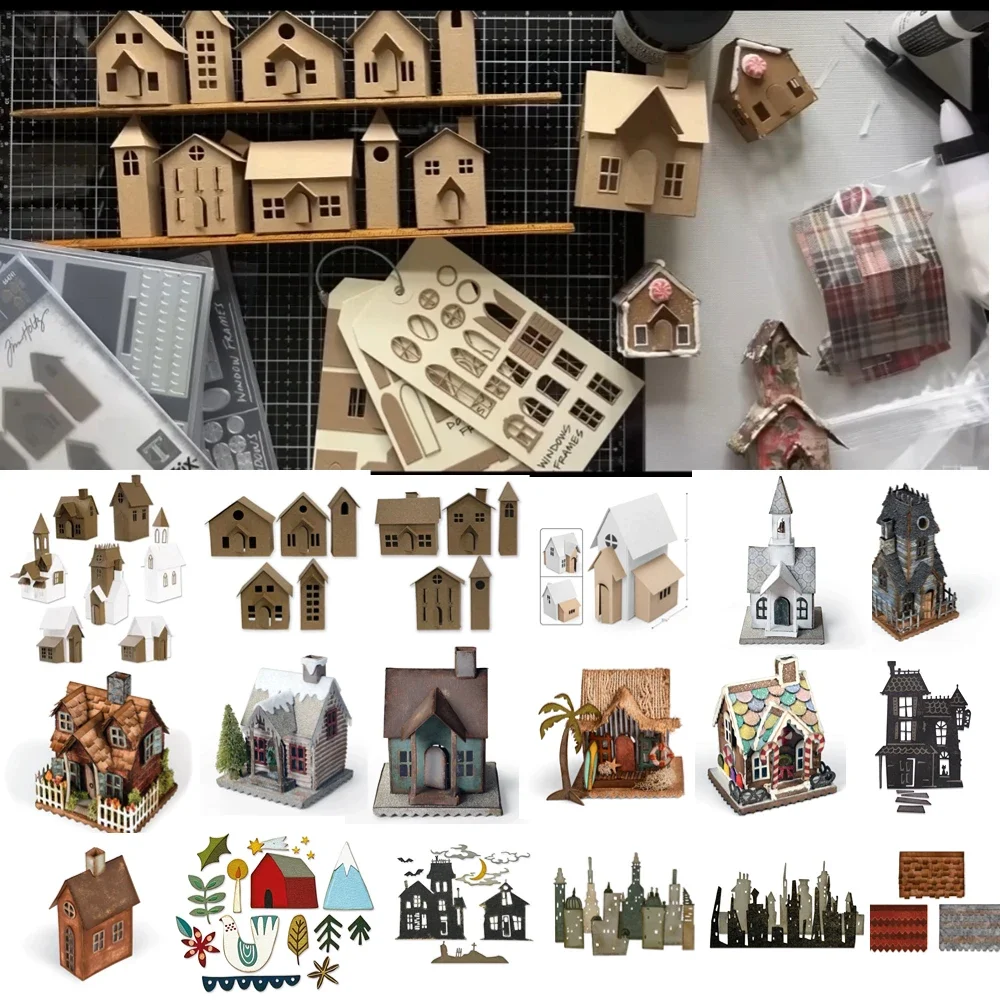 House-Die-by-Tim-Holtz-Metal-Cutting-Dies-New-Arrival-Scrapbook-Diary ...