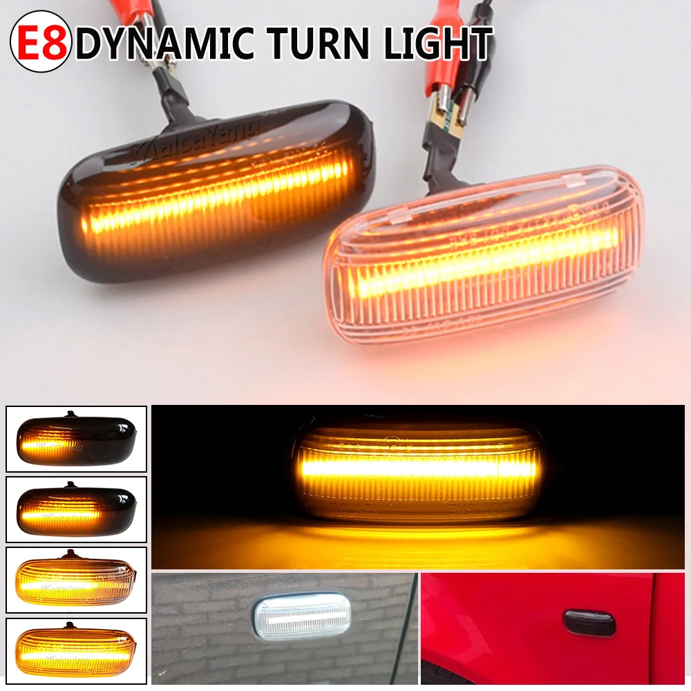 Led Dynamic Side Marker Turn Signal Light Sequential Blinker Light ...