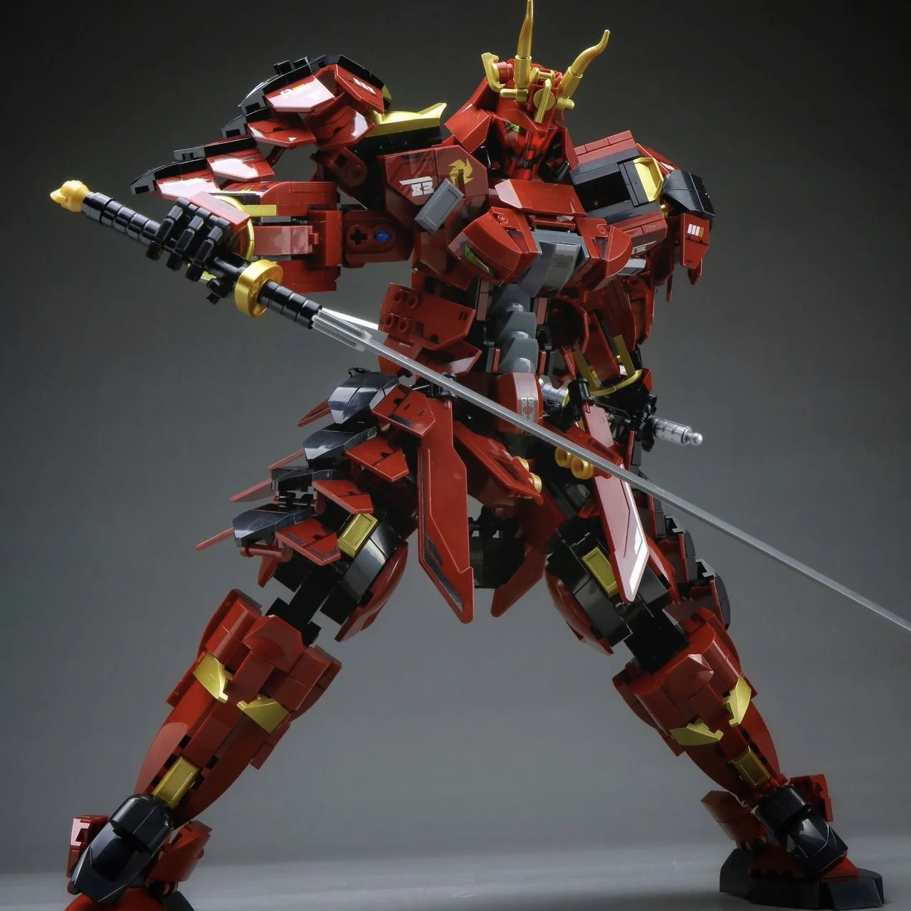 923pcs-NEW-Armored-Samurai-Mech-Robot-DIY-Action-Figure-Classic-Model ...