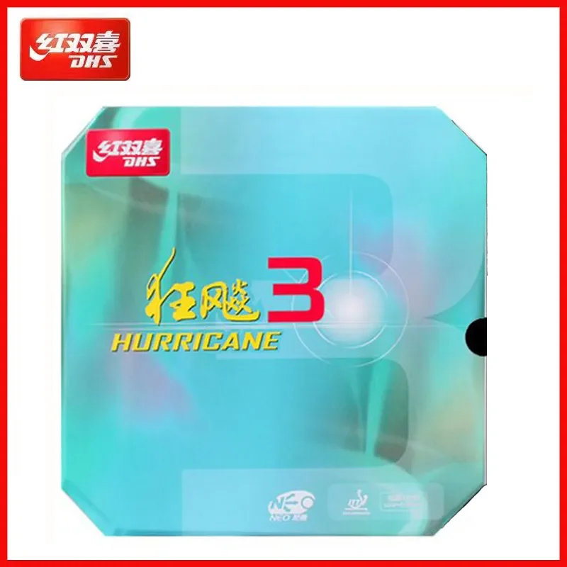 Original DHS Hurricane 3 NEO HURRICANE 3 Table Tennis Rubber Hurricane ...