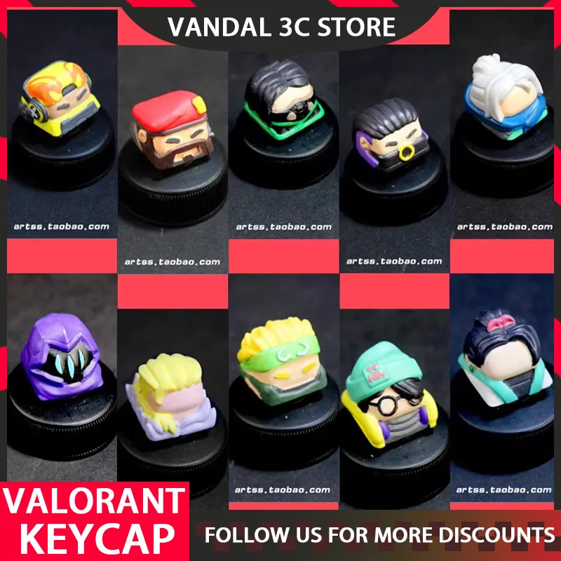 Valorant-Keycap-Oem-personalizado-3d-resina-tridimensional-alta-calidad ...