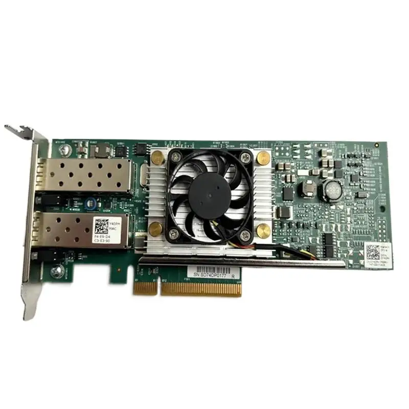 .Original For DELL BCM57810S 10Gb 10GbE Gigabit Dual Port SFP+ Fiber ...