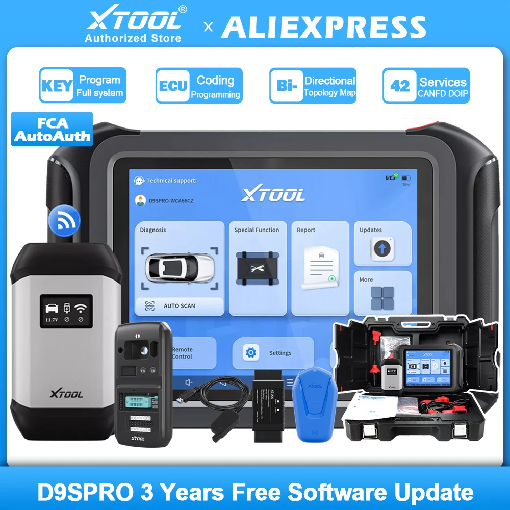 2024-XTOOL-D9S-Pro-Car-Diagnostic-Tools-ECU-Coding-Programming-Bi ...