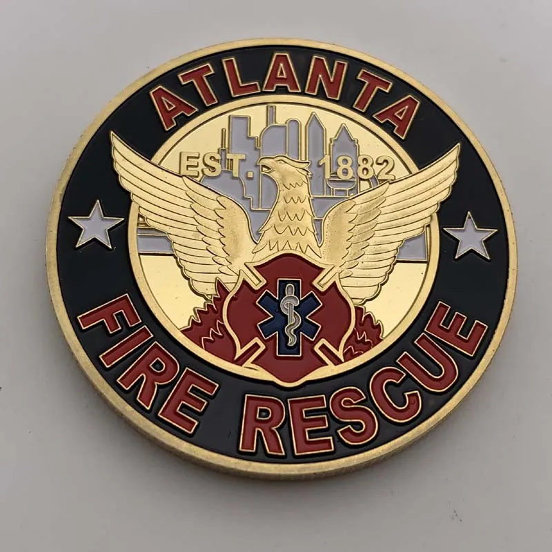 San Florian Fireman Guardian Commemorative Coin - Best Shop House
