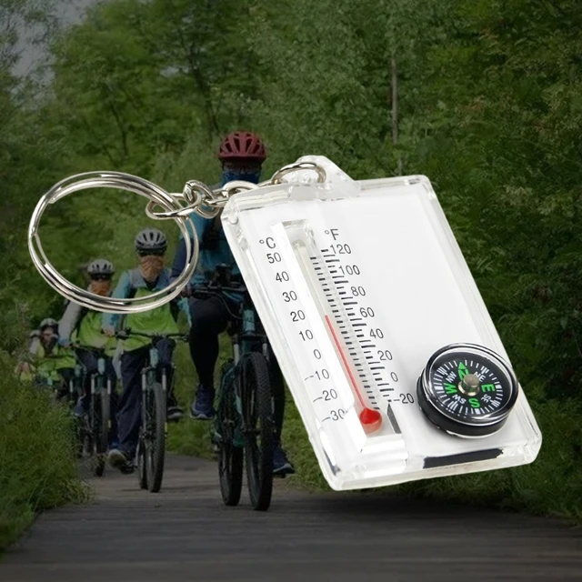 Mini Compasses Keyring Clip Keychain for Outdoor Hiking Camping ...
