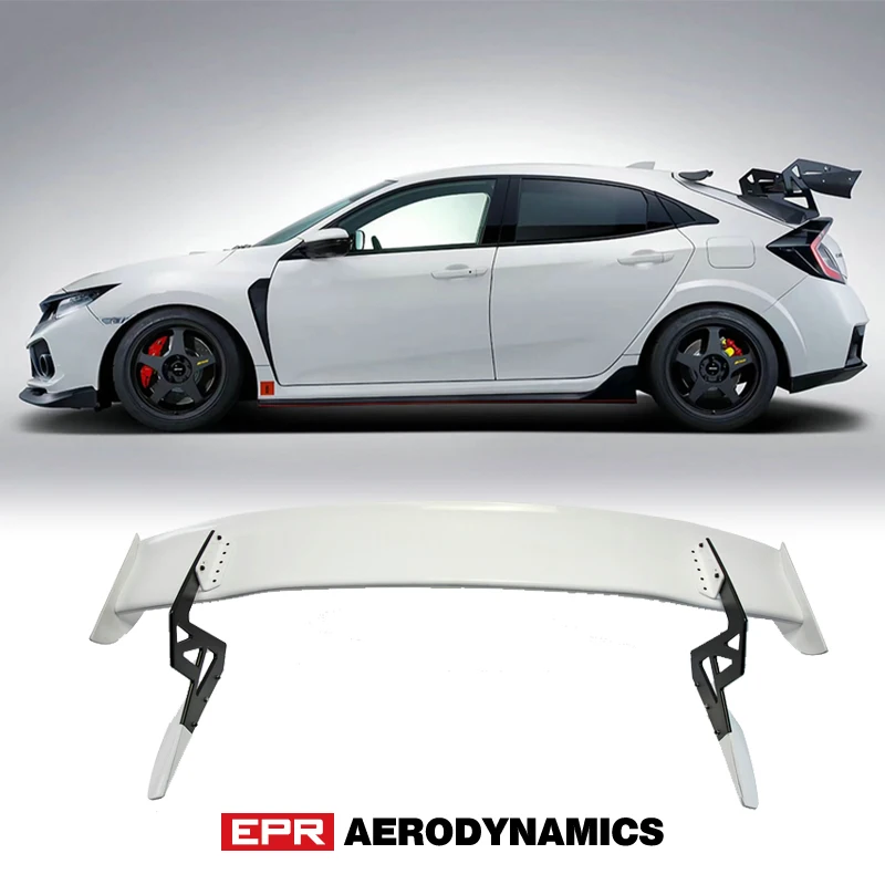 For-Honda-Civic-Typer-FK7-FK8-SPON-Style-FRP-Racing-Car-Rear-Trunk-Wing ...