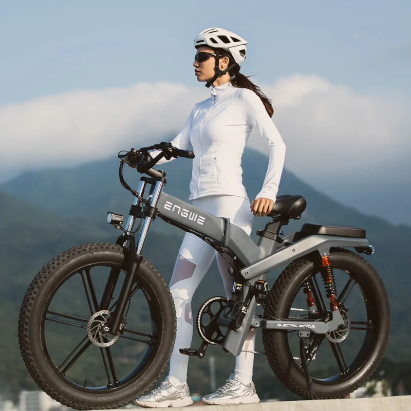 Electric Bicycle 26Inch 1000W 48V 19AH Folding Lithium Battery Bike ...