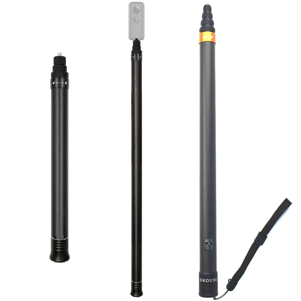 290cm-3m-Carbon-Fiber-Invisible-Extended-Edition-Selfie-Stick-For ...