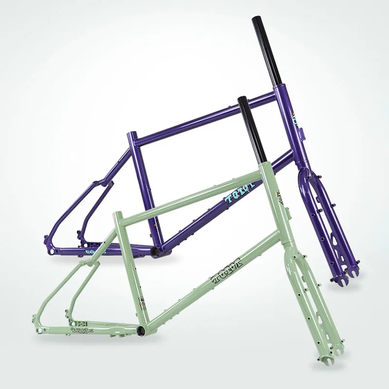 406 Bike Frame,Chrome-molybdenum Steel Frameset，fit 20*2.3-2.5,Disc ...