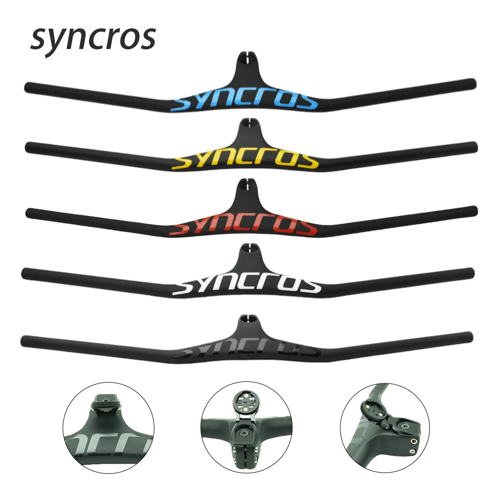Syncros Carbon Fiber Integrated Handlebar 17° MTB Road Bike Bar for ...
