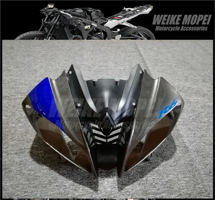 silver-gray-Front-Upper-Fairing-Headlight-Cowl-Nose-Panel-Fit-For ...