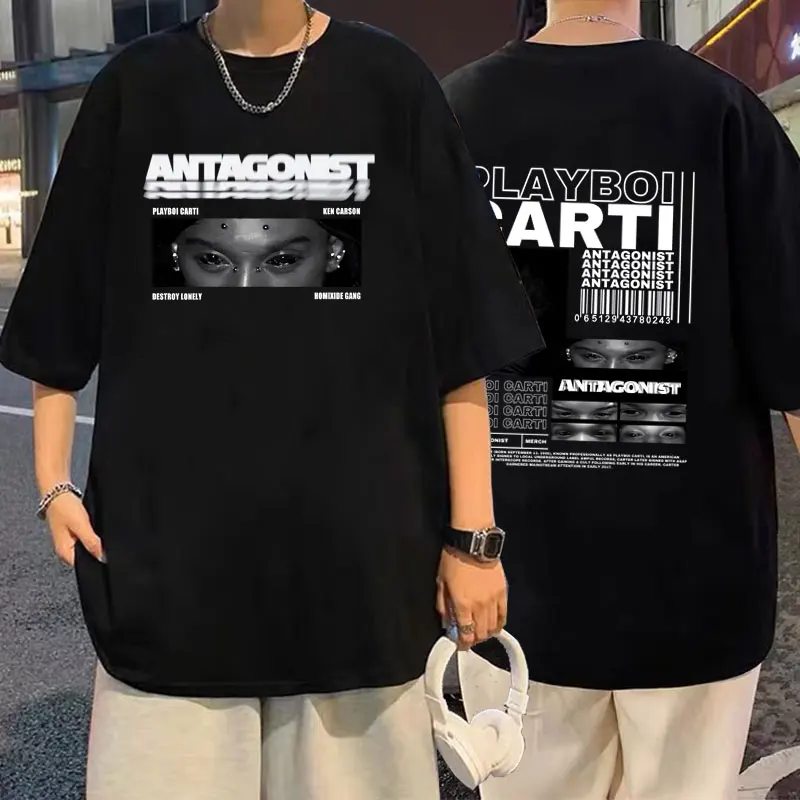 Rapper Playboi Carti Antagonist Album Graphic T Shirts 2024 Tour ...
