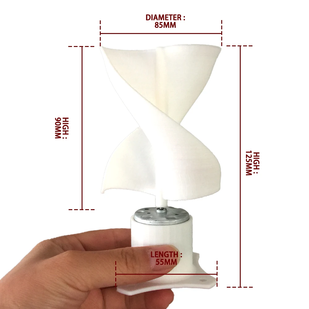 micro-wind-turbine-with-LED-Light-vertical-wind-generator-with-2-blades ...