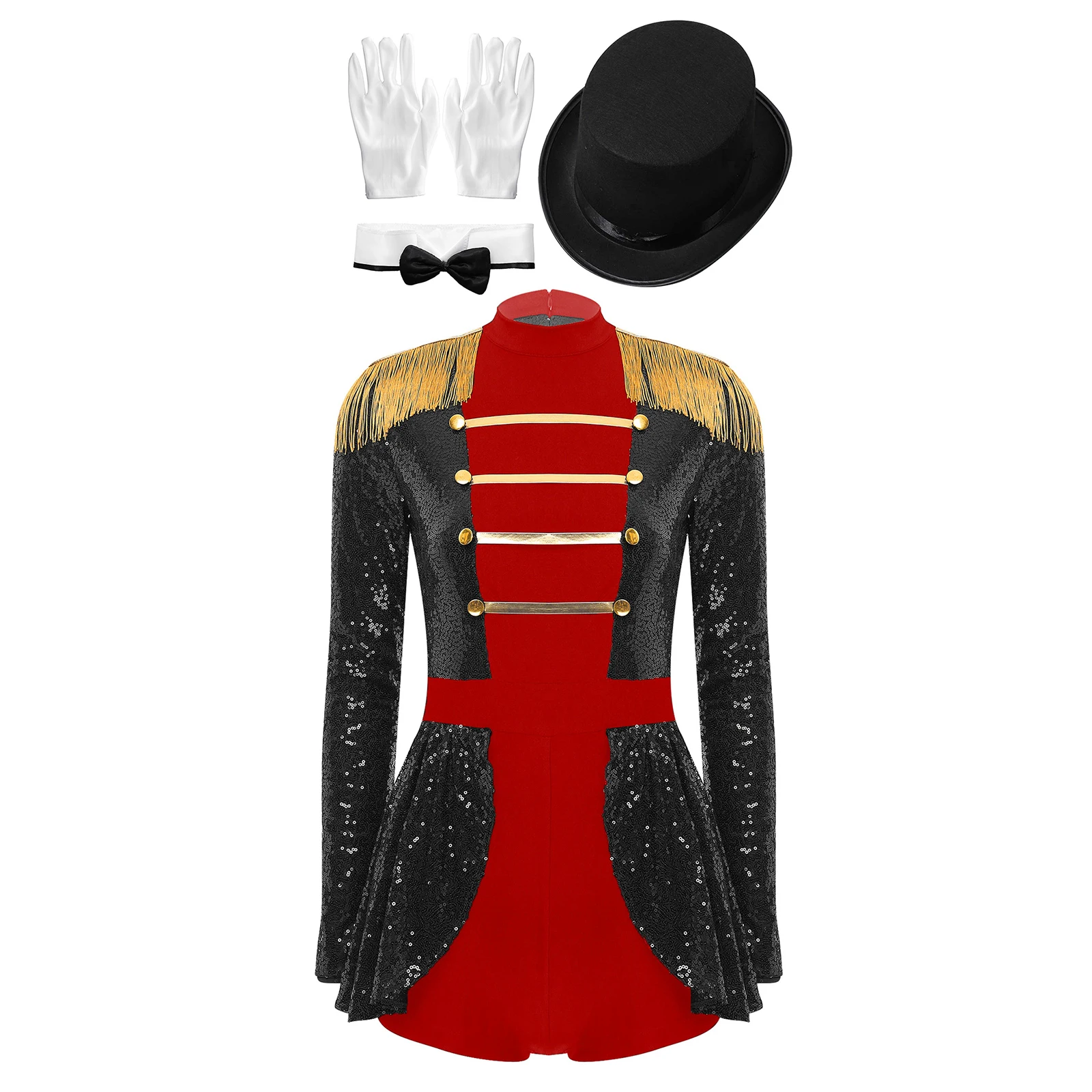 Women-s-Ringmaster-Costume-Circus-Ring-Leader-Cosplay-Outfit-Master ...