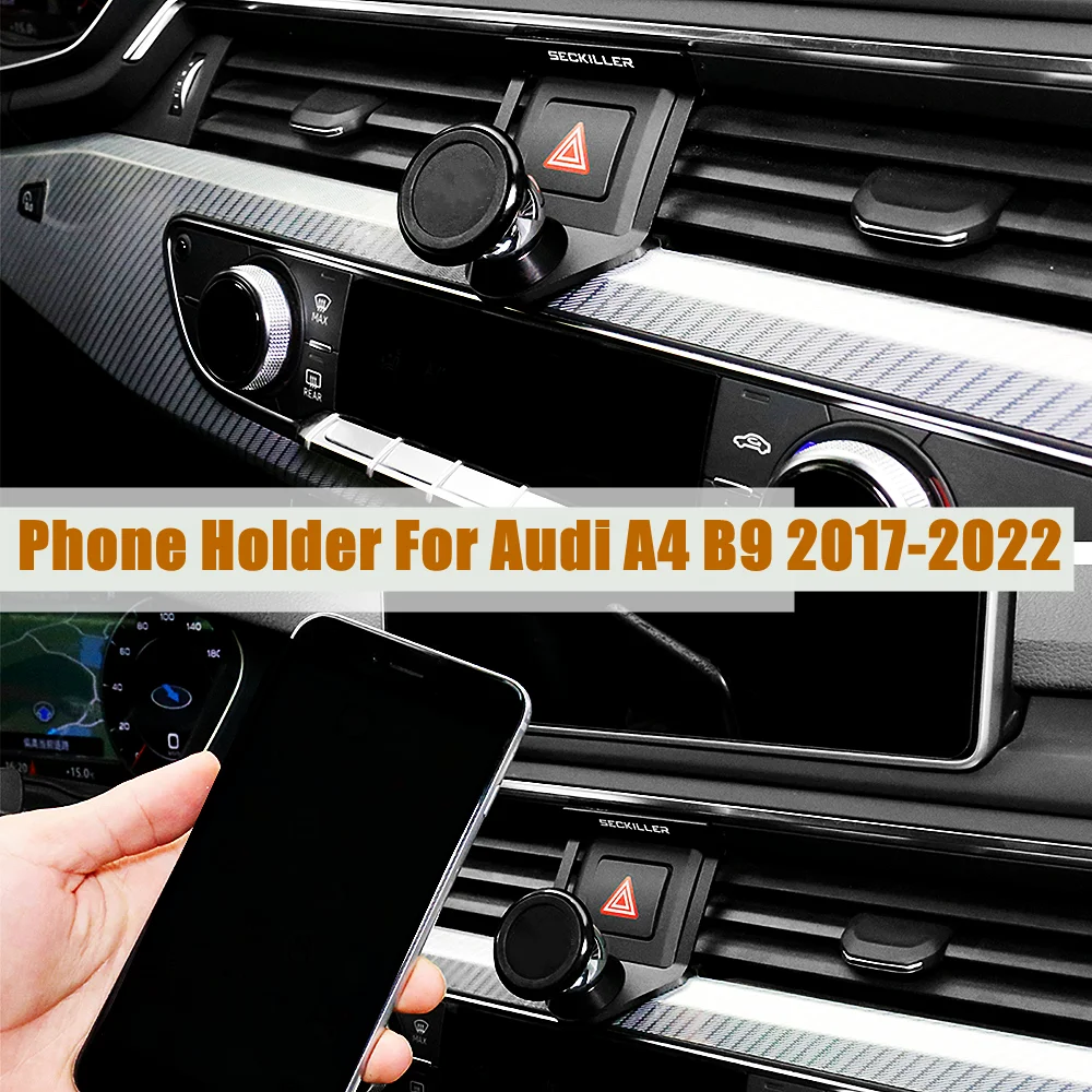 For Audi A4 B9 2017-2022 Phone Holder Stand Mount Air Vent Mount 360 ...