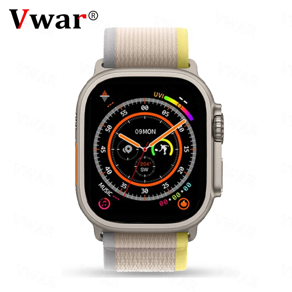 VWAR-Hello-Watch-3-Smart-Watch-Ultra-Series-8-49mm-AMOLED-Screen-with ...