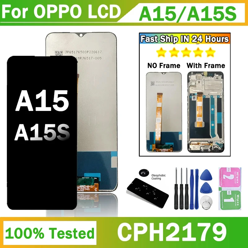 6-52-Original-For-Oppo-A15-LCD-CPH2185-Display-Touch-Screen-Digitizer ...