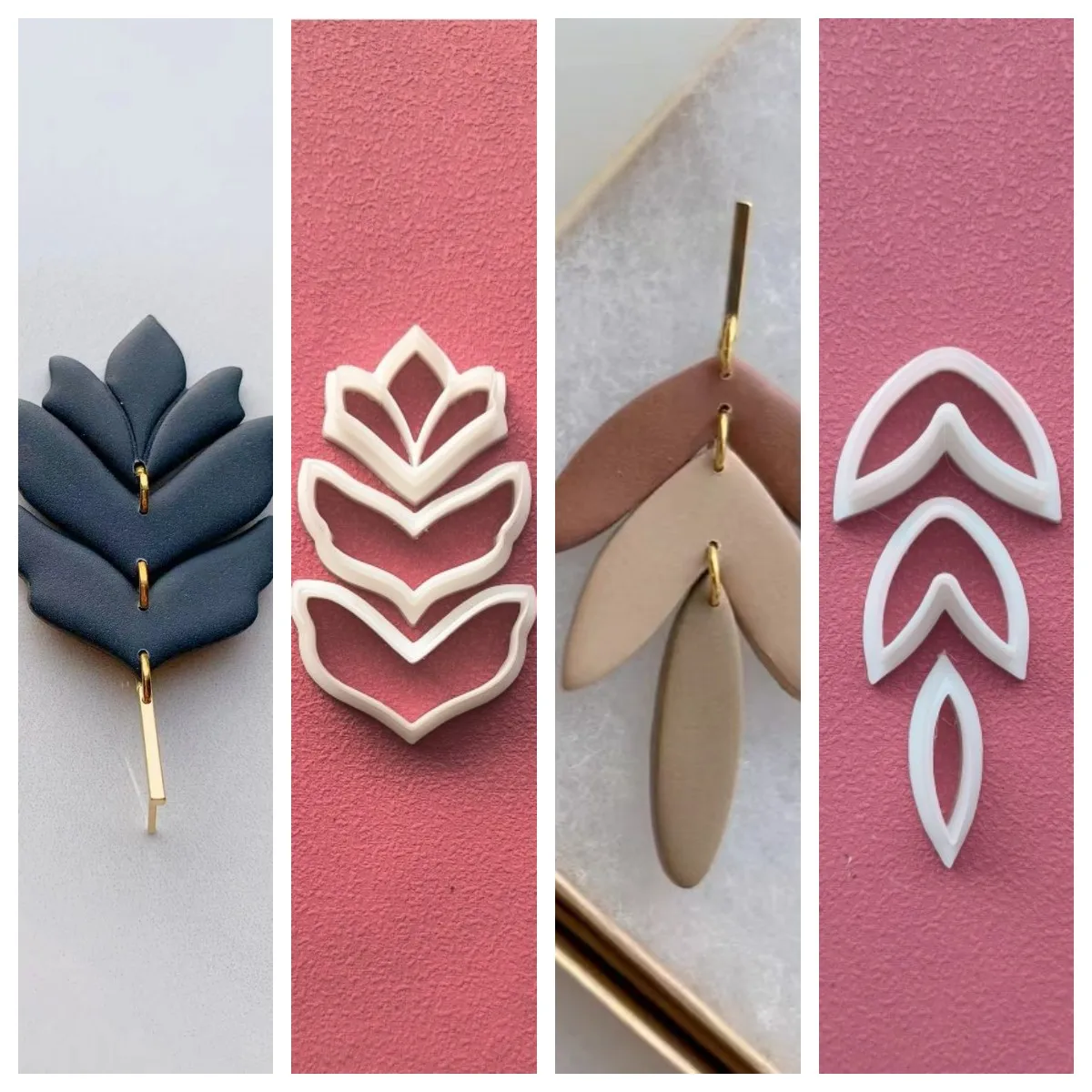 Spring-Leaf-Clay-Cutters-Set-of-3-Floral-Polymer-Clay-Cutters-Clay ...