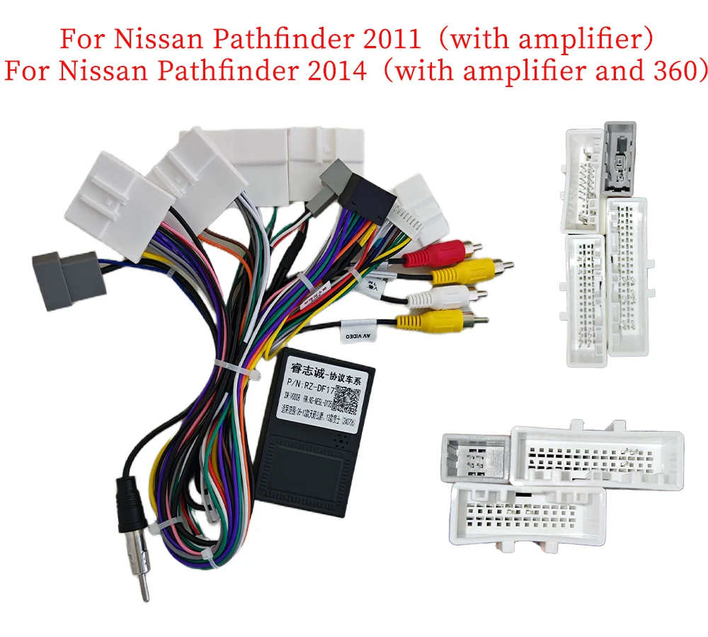 Gamnew-Car-16pin-Wiring-Harness-Adapter-Canbus-Box-Decoder-Android ...