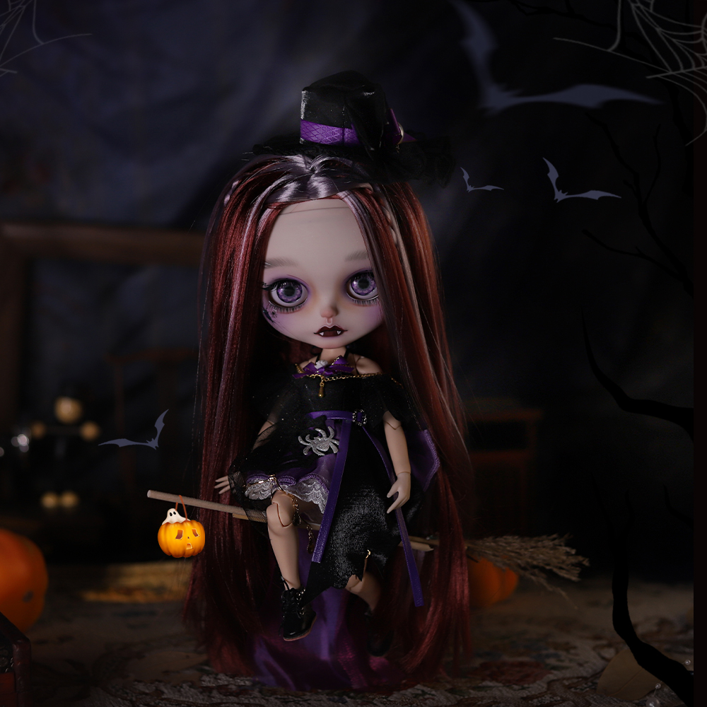 Neo Blythe Doll Halloween Spooky Costume with Hat | This Is Blythe ...