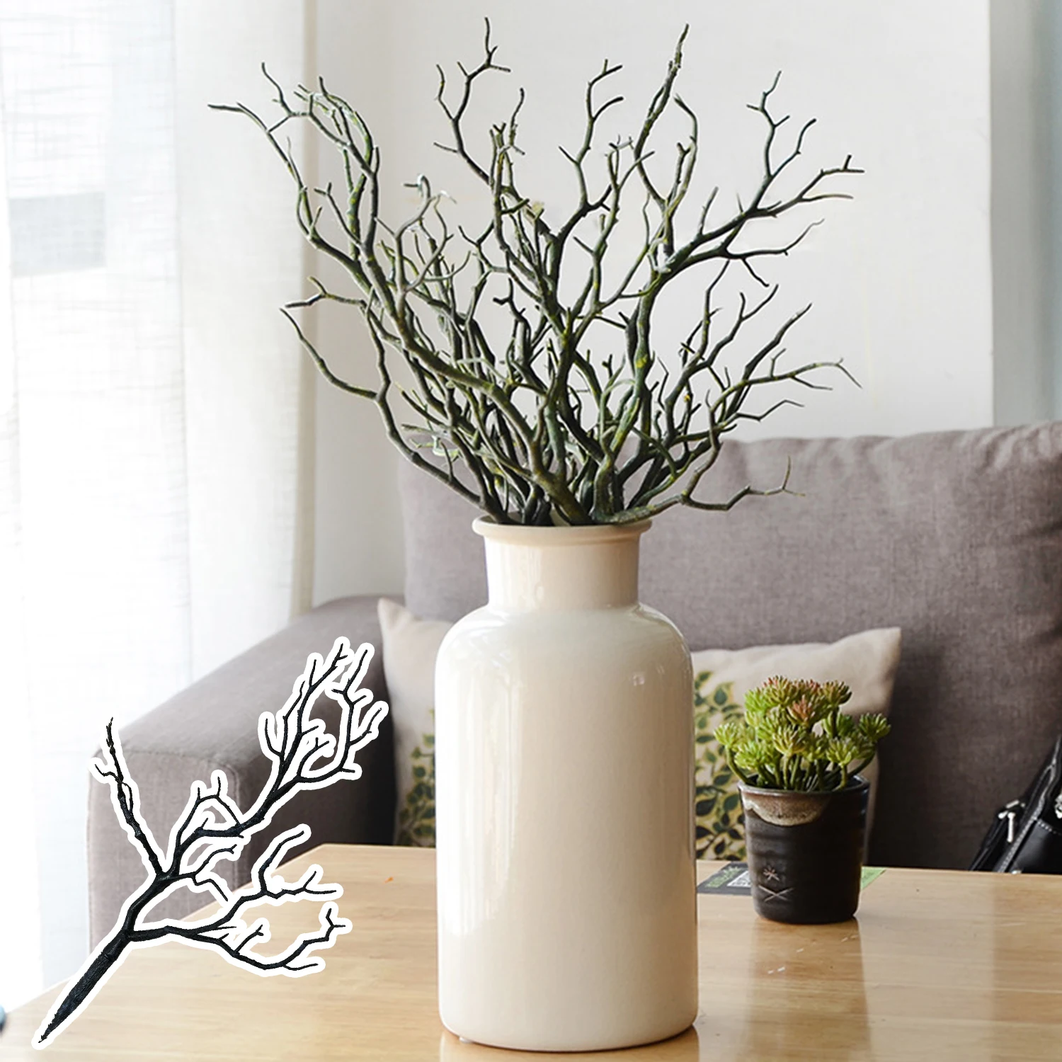 Simulation-Plastic-Tree-Branches-Fake-Plant-Tree-Artificial-Plastic ...