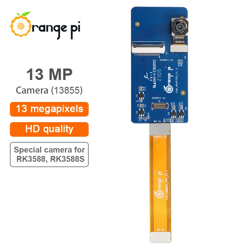 Orange Pi Single Board Computer 13MP Camera 13855 13Megapixels 3000mm ...