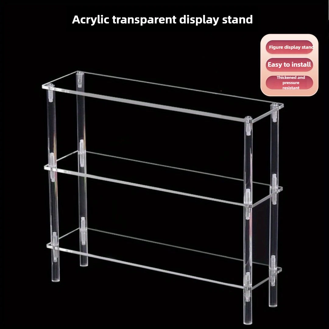Acrylic Display Stand Clear Display Riser Rack for Cupcake Perfume Doll ...