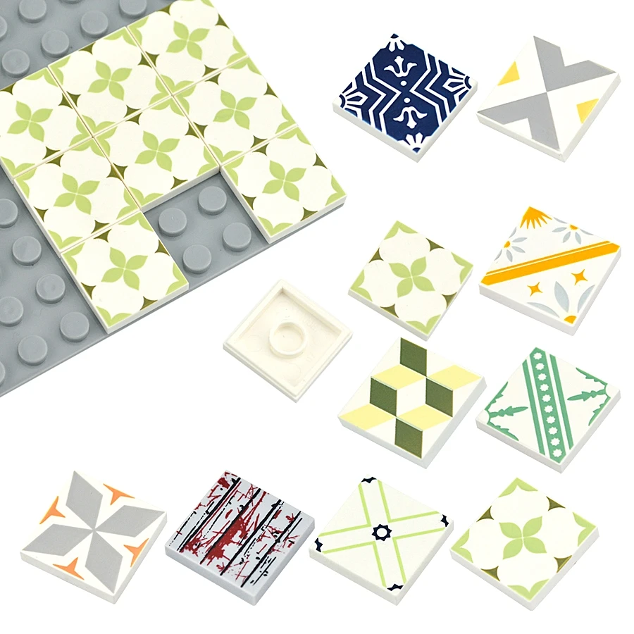 50Pcs-DIY-Building-Blocks-Smooth-Ceramic-Tile-Figure-Smooth-Printed ...