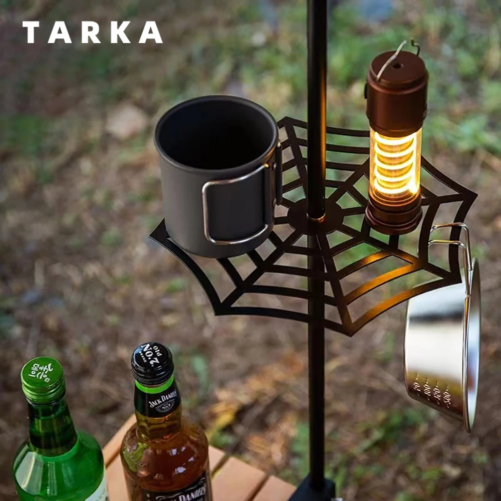 TARKA-Light-Holder-Camping-Lantern-Stand-With-Tray-Foldable-Grounding ...