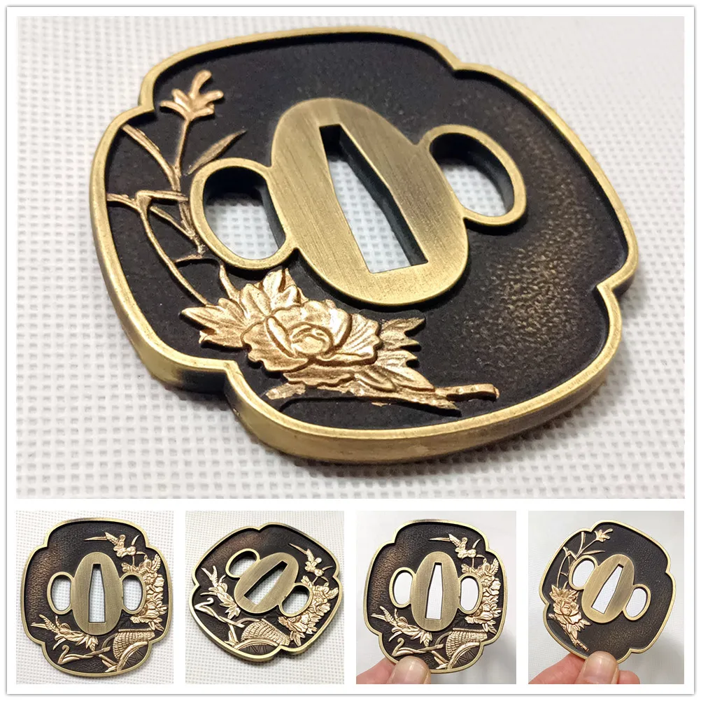 Alloy-Guard-Tsuba-For-Japanese-Samurai-Katana-Sword-Guard-Wakizashi-DIY ...