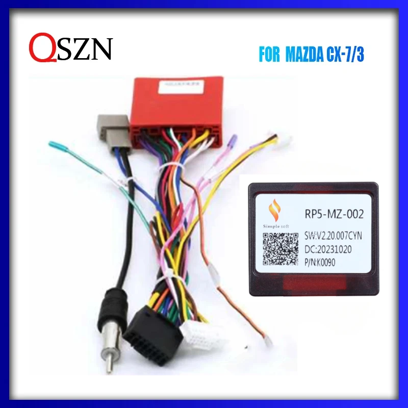 Car Radio Canbus Box MZ-SS-06/MZ-SS-02/RP5-MZ-002 For 2014 MAZDA/CX-7/3 ...