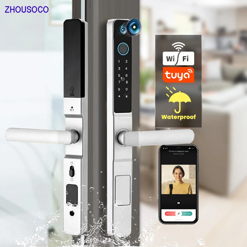 TUYA-WIFI-Waterproof-Aluminum-Door-Lock-with-Camera-Fingerprint-APP ...