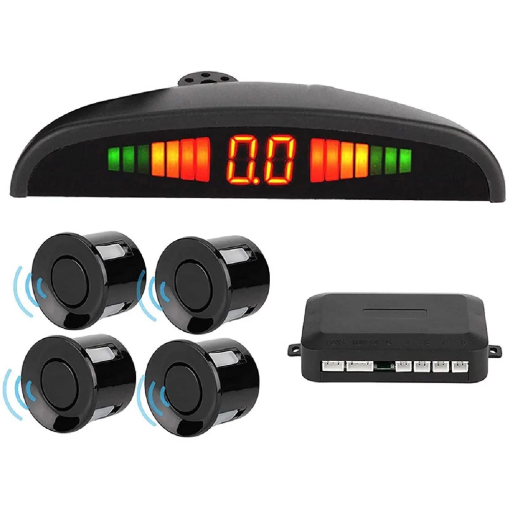 Car-Parktronic-Automatic-LED-Parking-Sensor-With-4-Sensor-Reverse ...