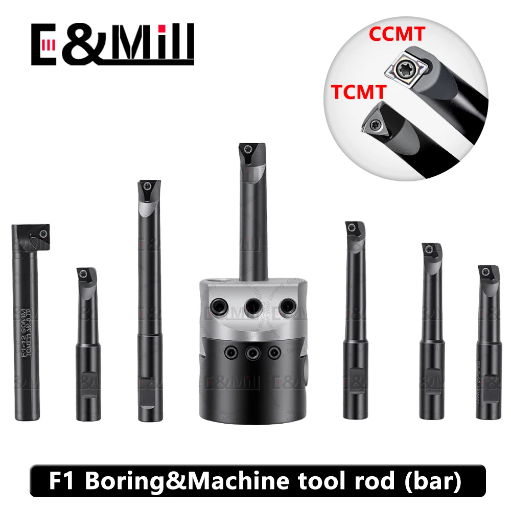 F1 2inch 3 inch 50mm 75mm Boring head rod 12mm 18mm Lathe Machine tool ...
