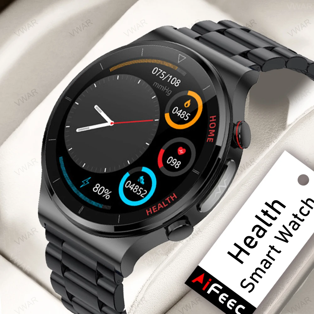 Reloj inteligente con control del ritmo cardíaco y de la presión ...