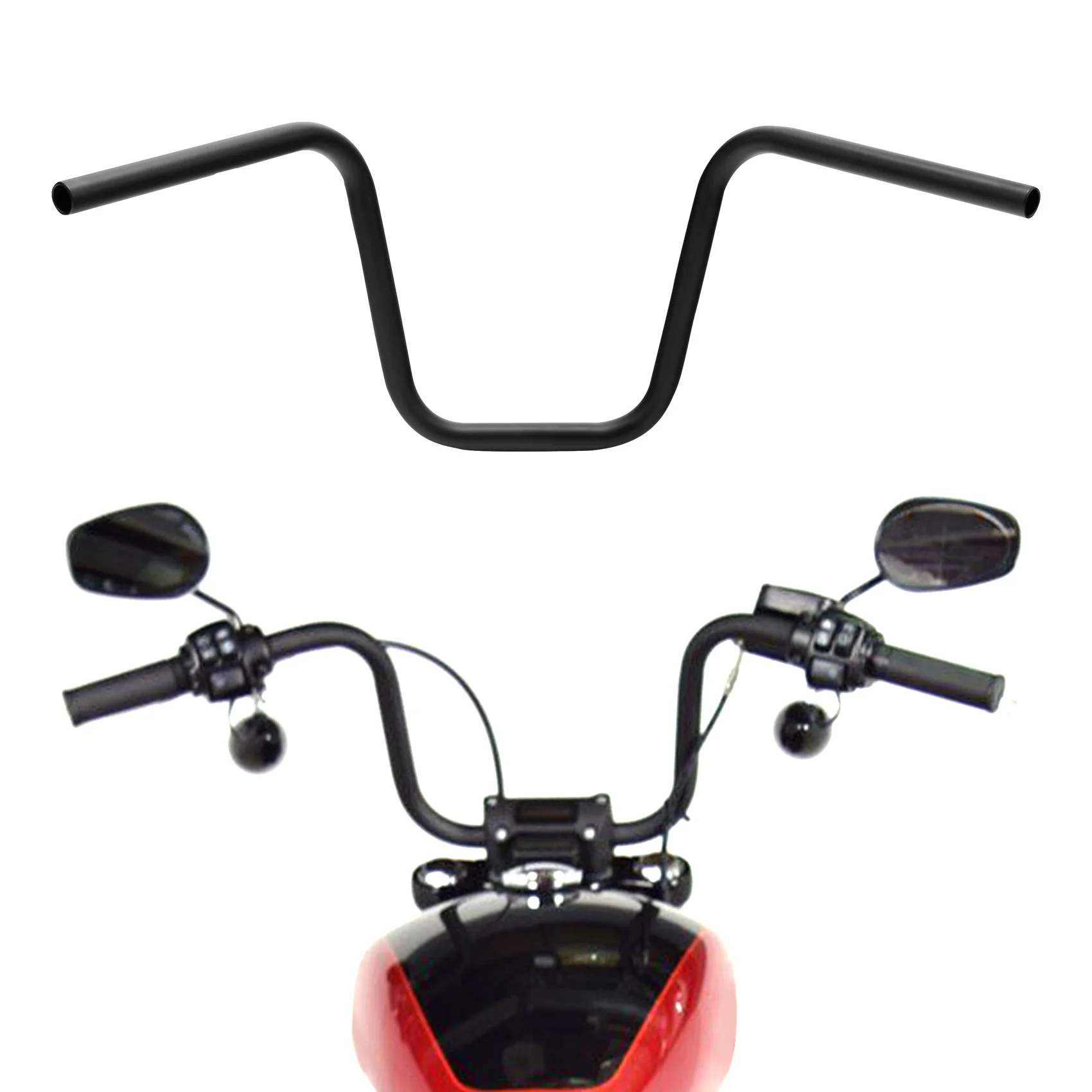 Manillar-de-manillar-de-12-Rise-1-para-motocicleta-Harley-Touring-Road ...